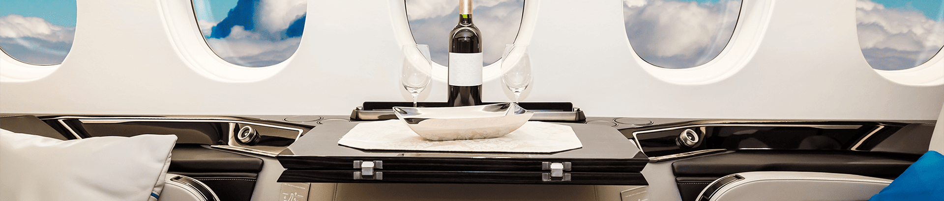 Fine Dining While Flying - OneAir Jet